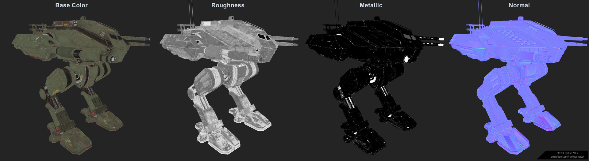 Frerk Guentzler - Modern Combat Walker (Mech)