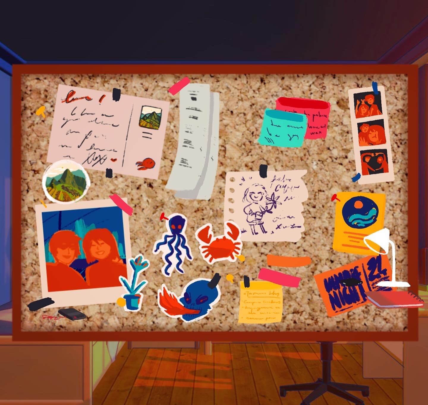 ArtStation - Should I text you? Game Artwork