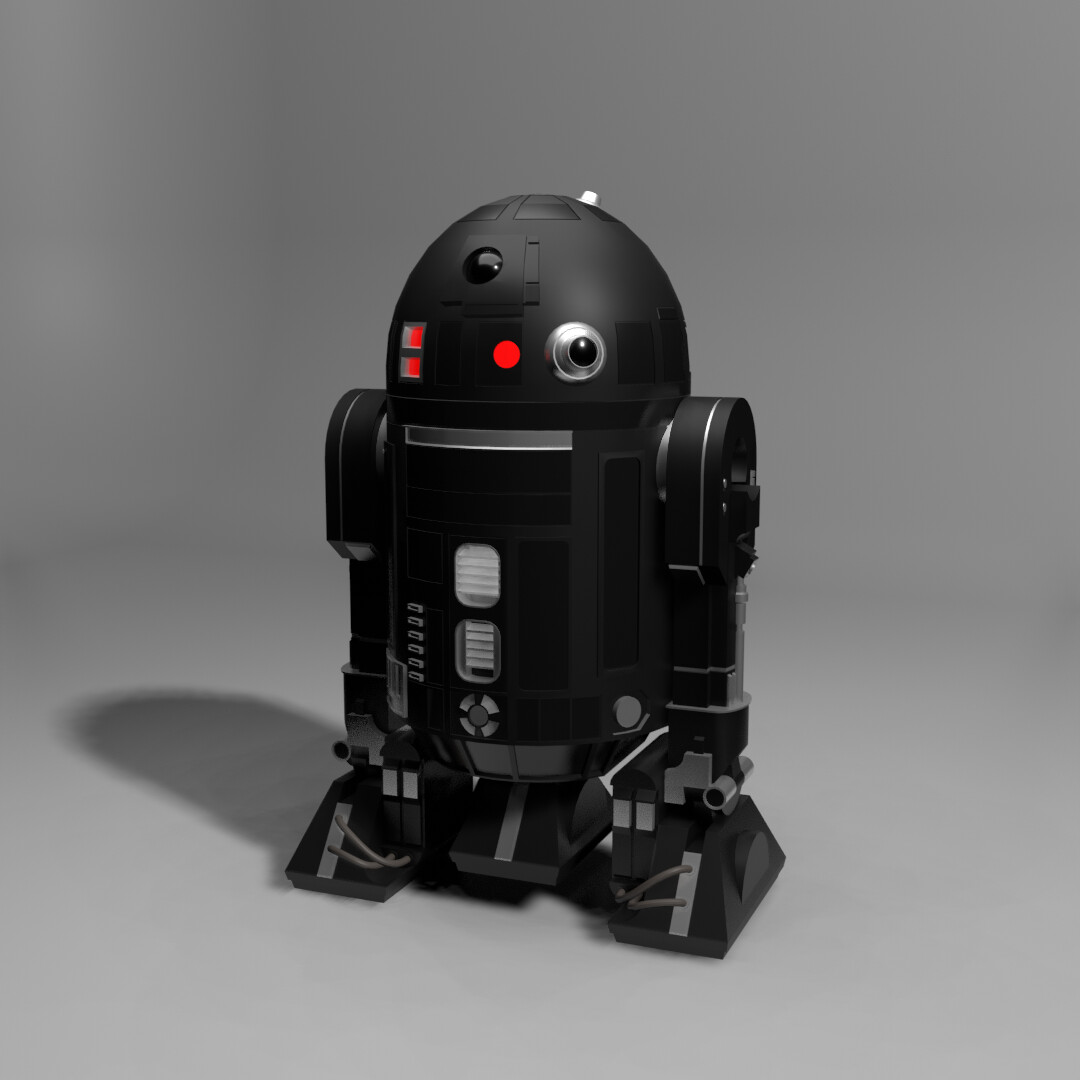 ArtStation - Imperial Astromech- C2-B5