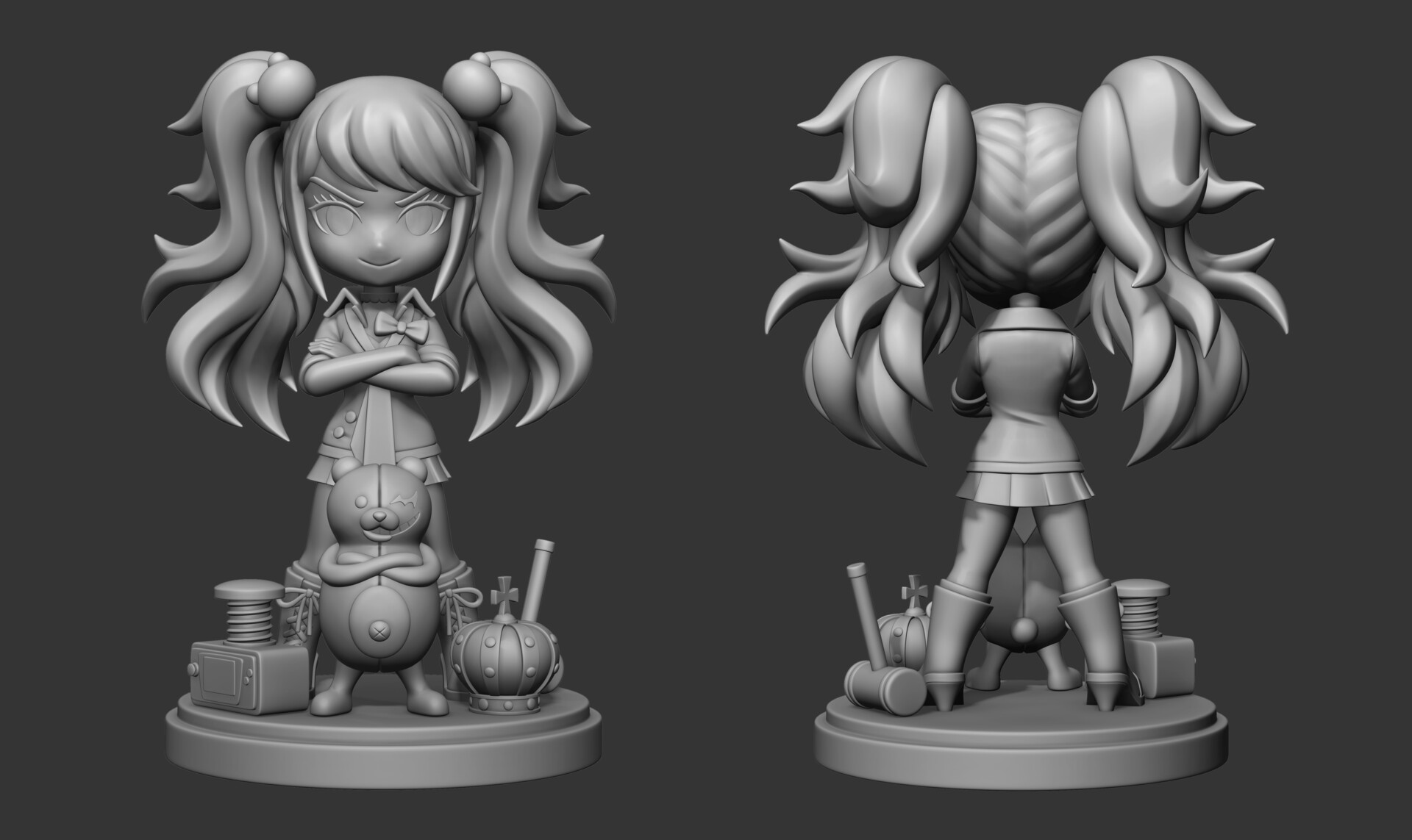 Skyler 3D Studios - Junko Enoshima - Danganronpa
