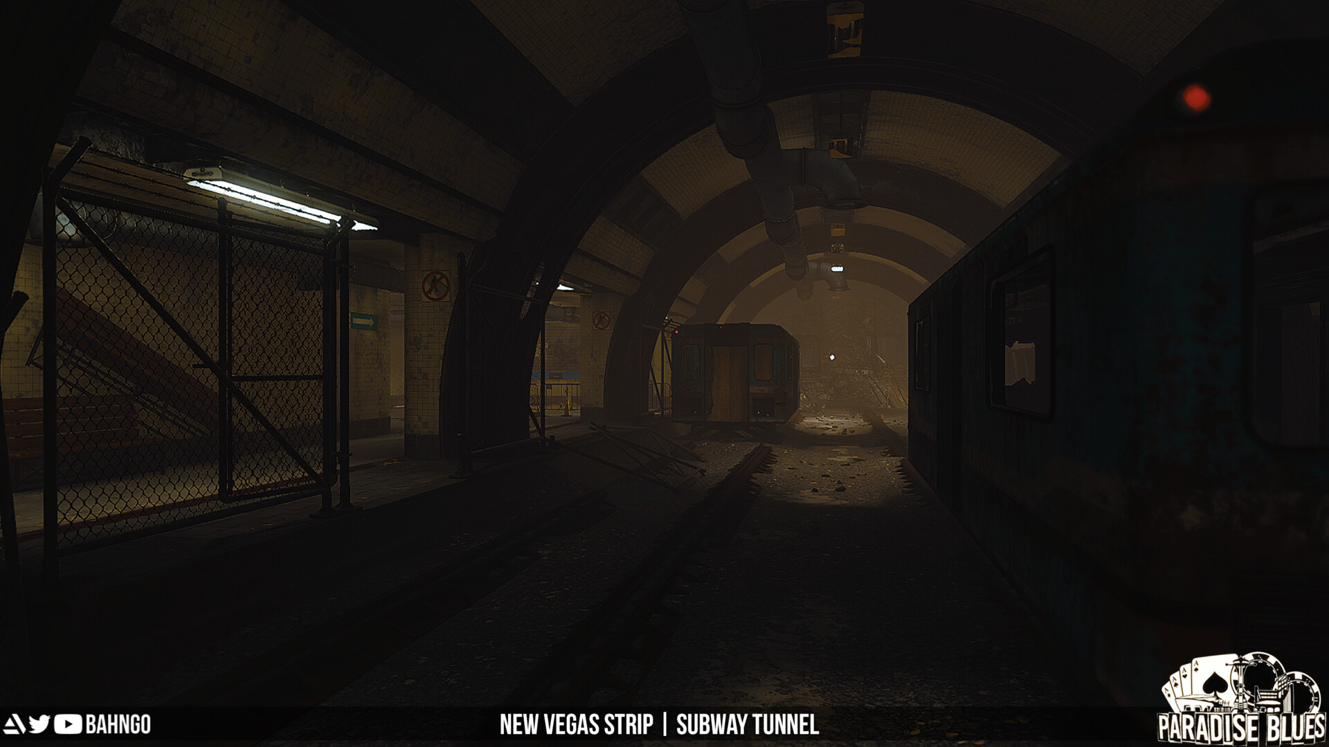 ArtStation - New Vegas Strip | Subway Tunnel - "Paradise Blues ...