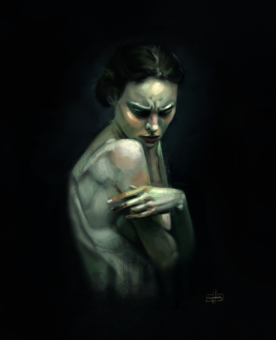 ArtStation - Light-shadow and color study.