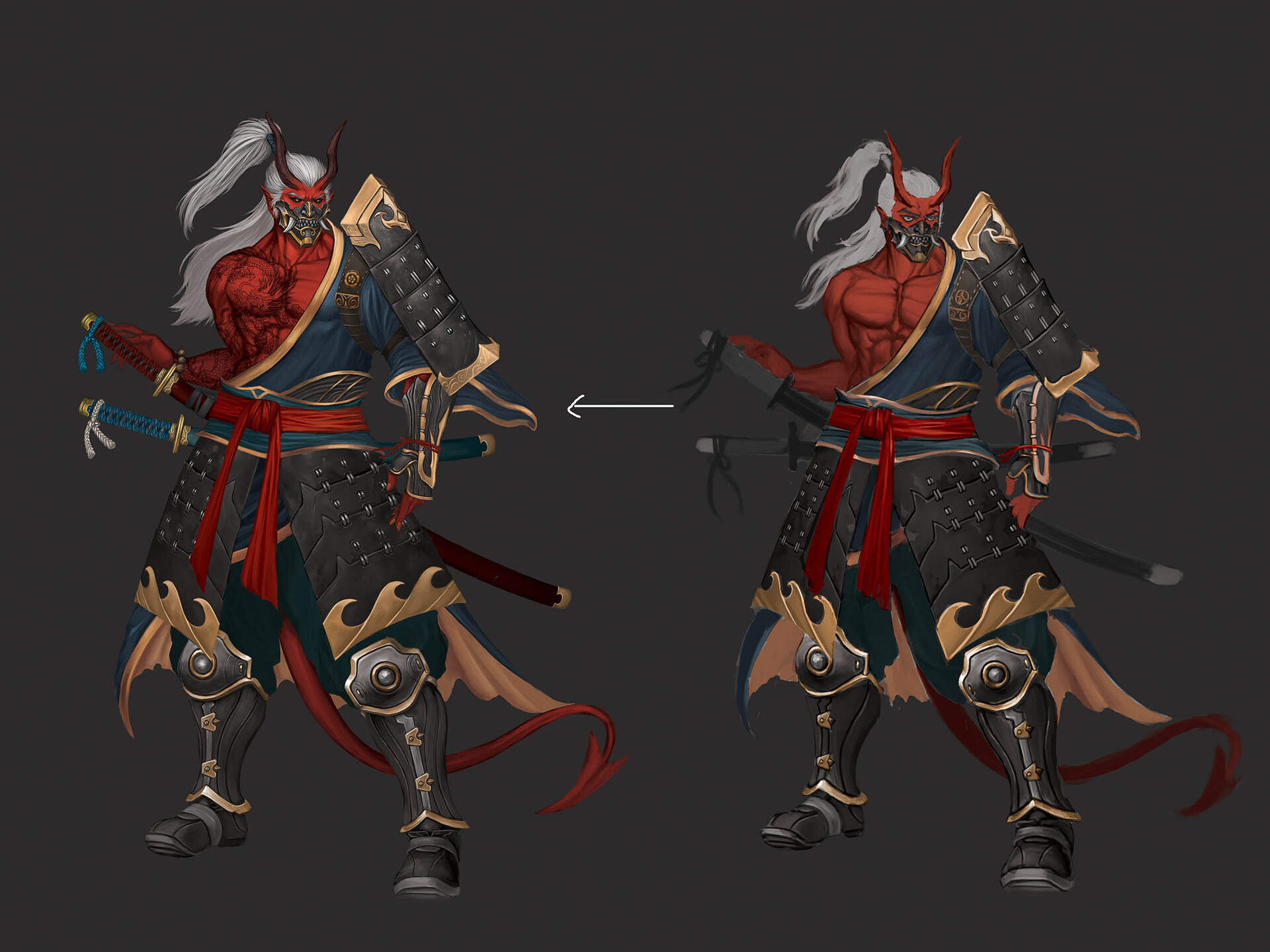 David Koo - Yato the tielfling bushi