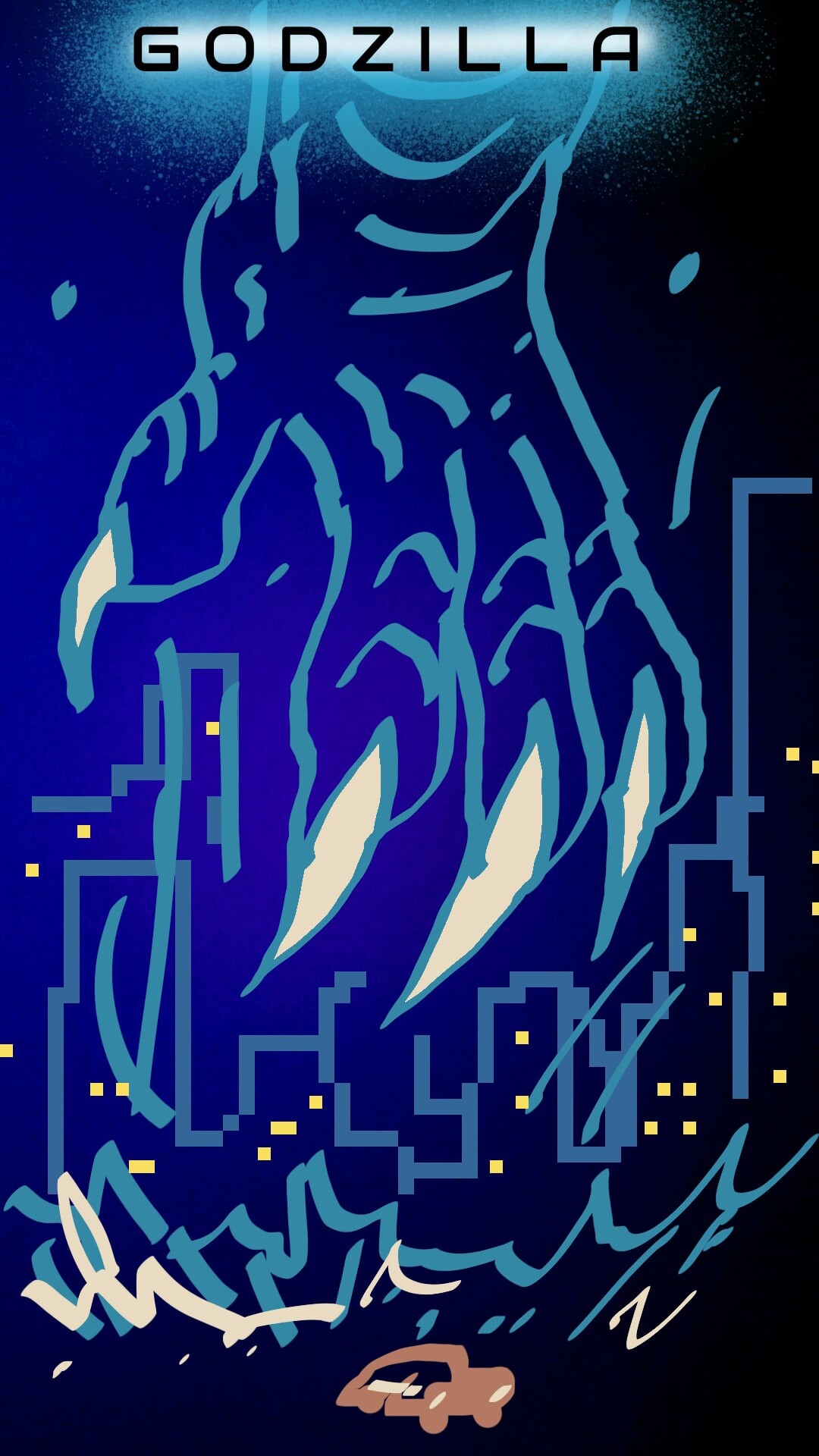 ArtStation - Godzilla poster 2020 - 2