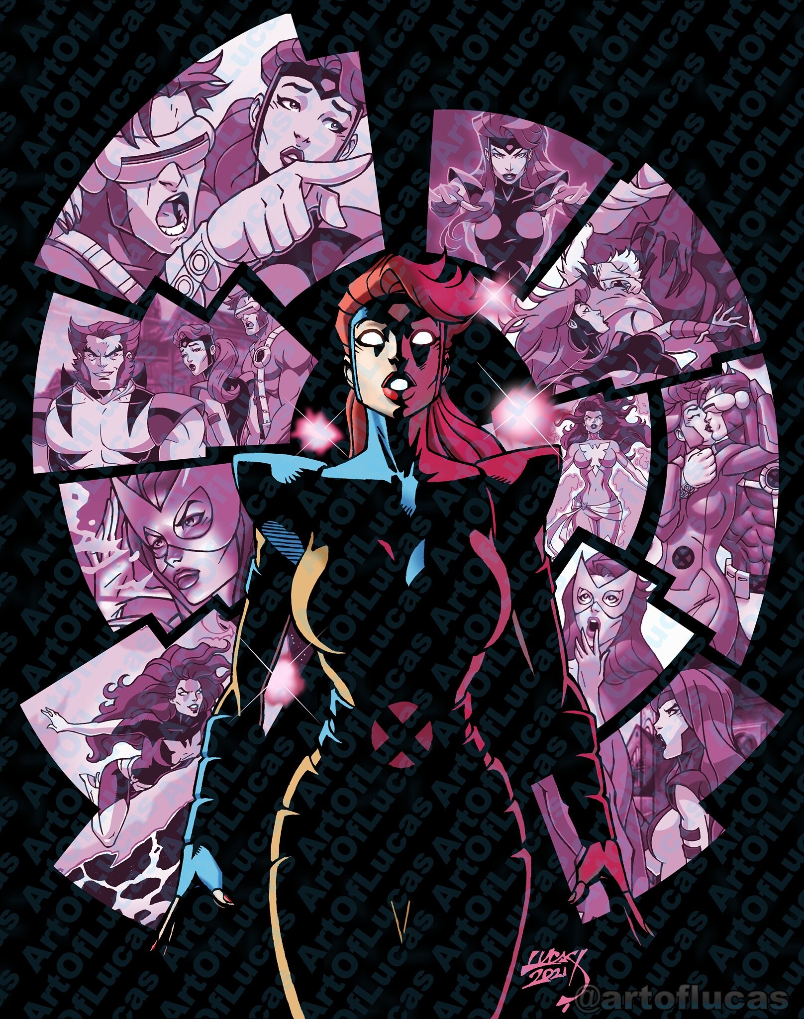 ArtStation - X-Men Jean Grey Psychic Awakening 2021