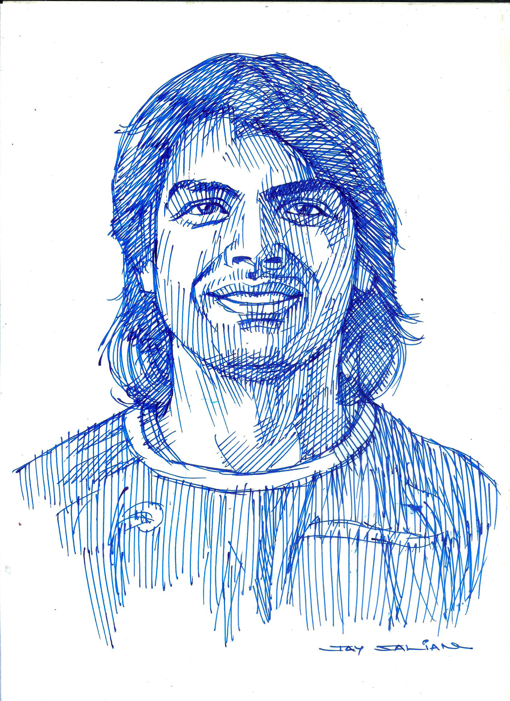 JAY SALIAN - Neeraj Chopra sketches by Jay Salian