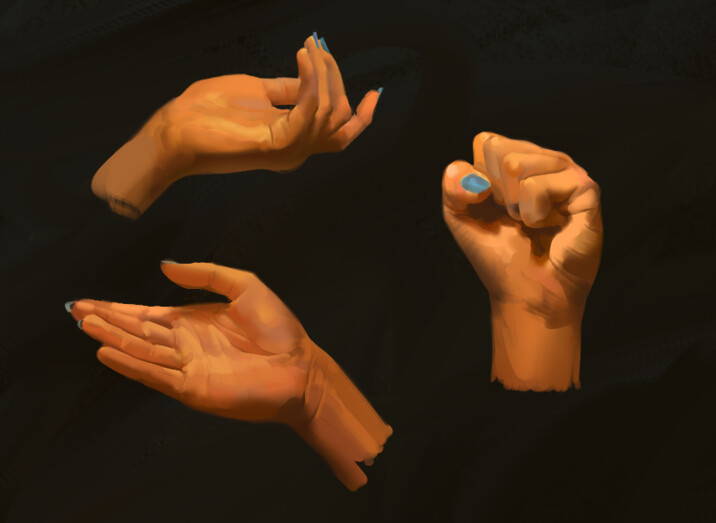 ArtStation - hand study