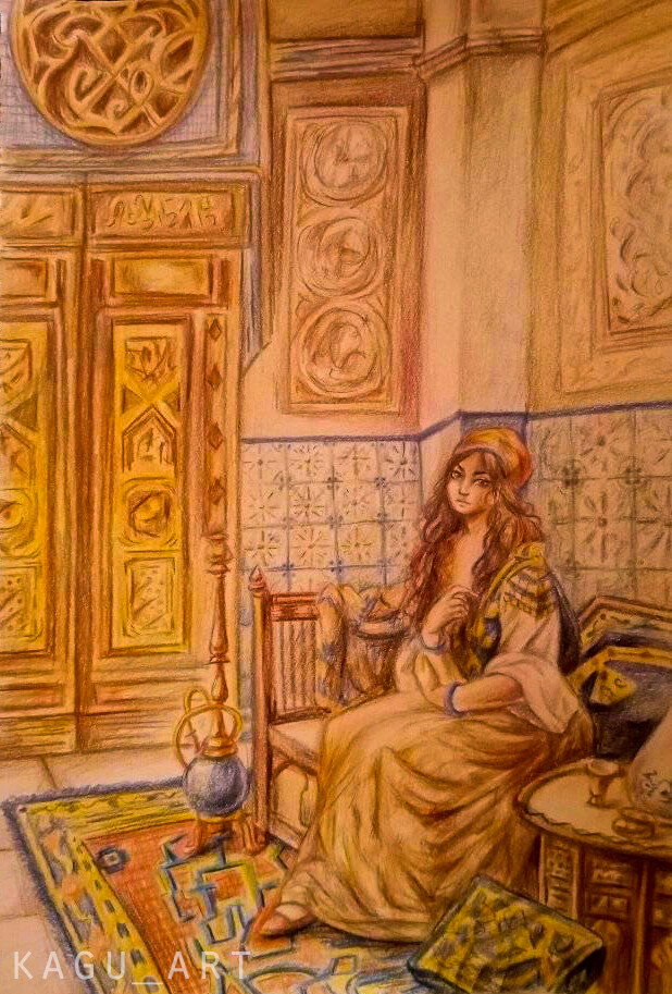 Artstation A Girl In The Harem