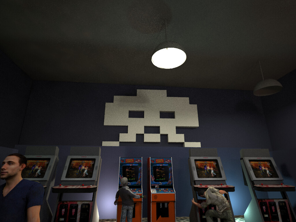 ArtStation - Working at the Arcade