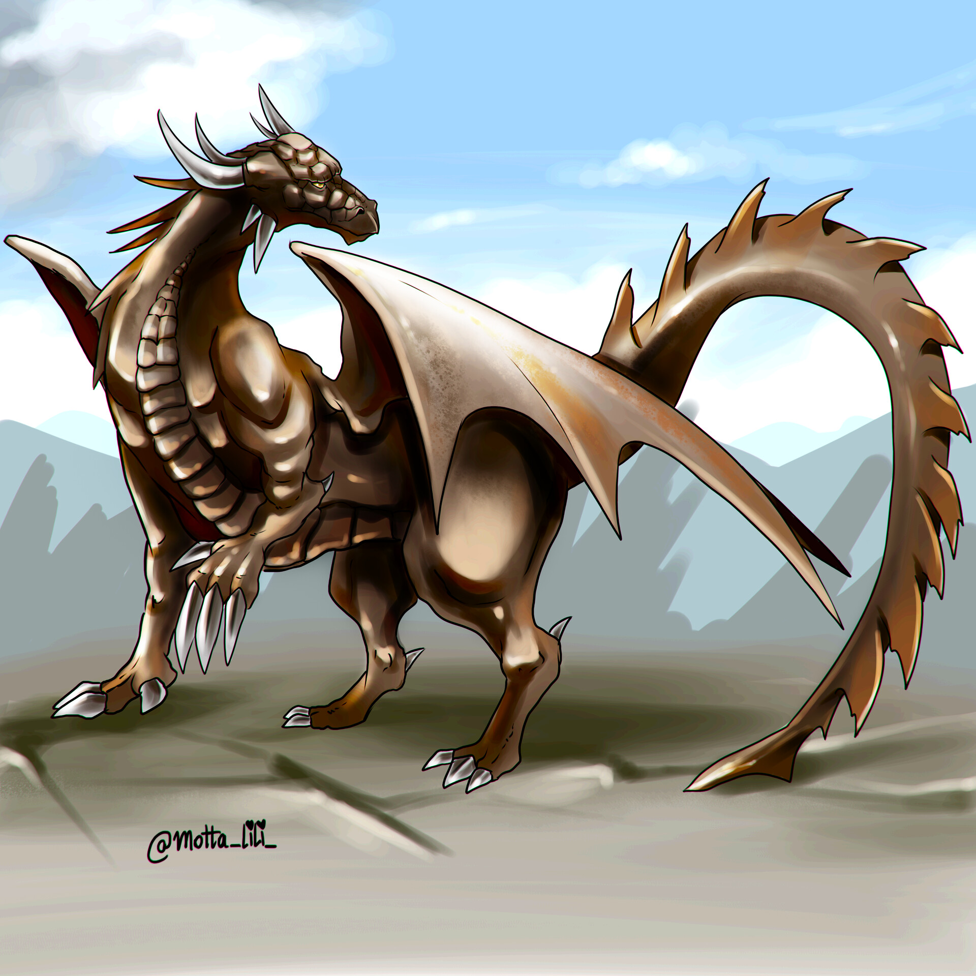 ArtStation - Yoriathon: the bronze dragon