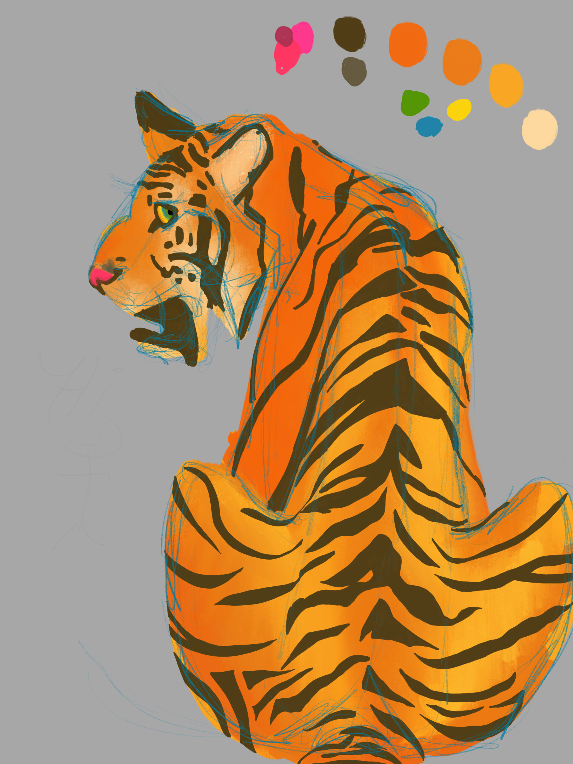 ArtStation - Tiger (Rough)