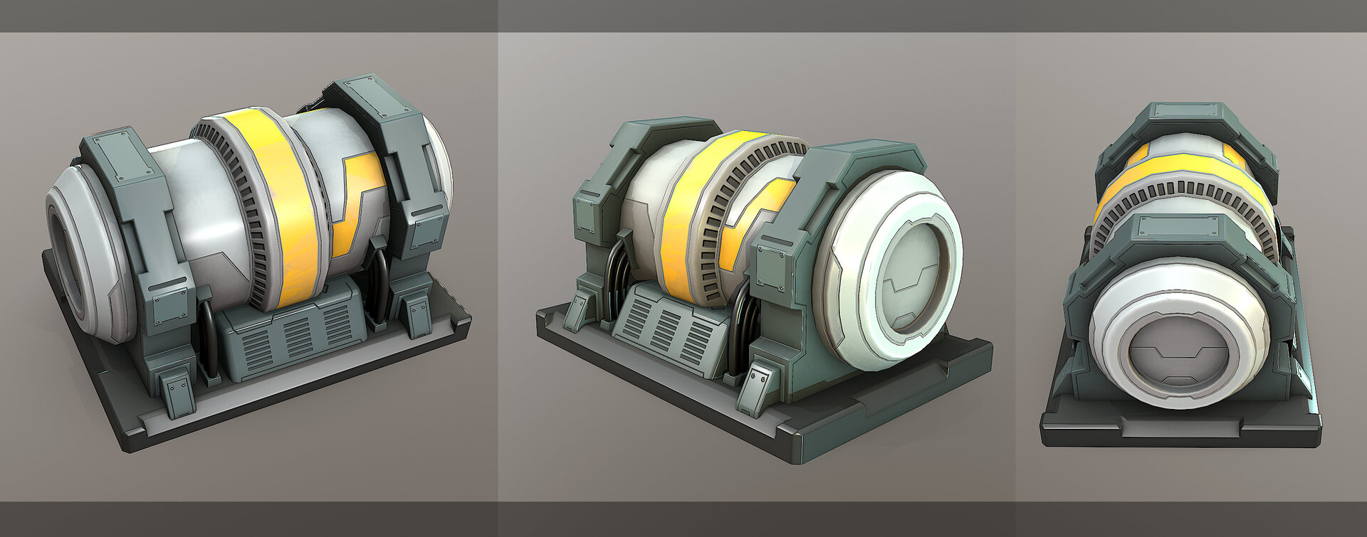 ArtStation - Stylized Sci-Fi Prop