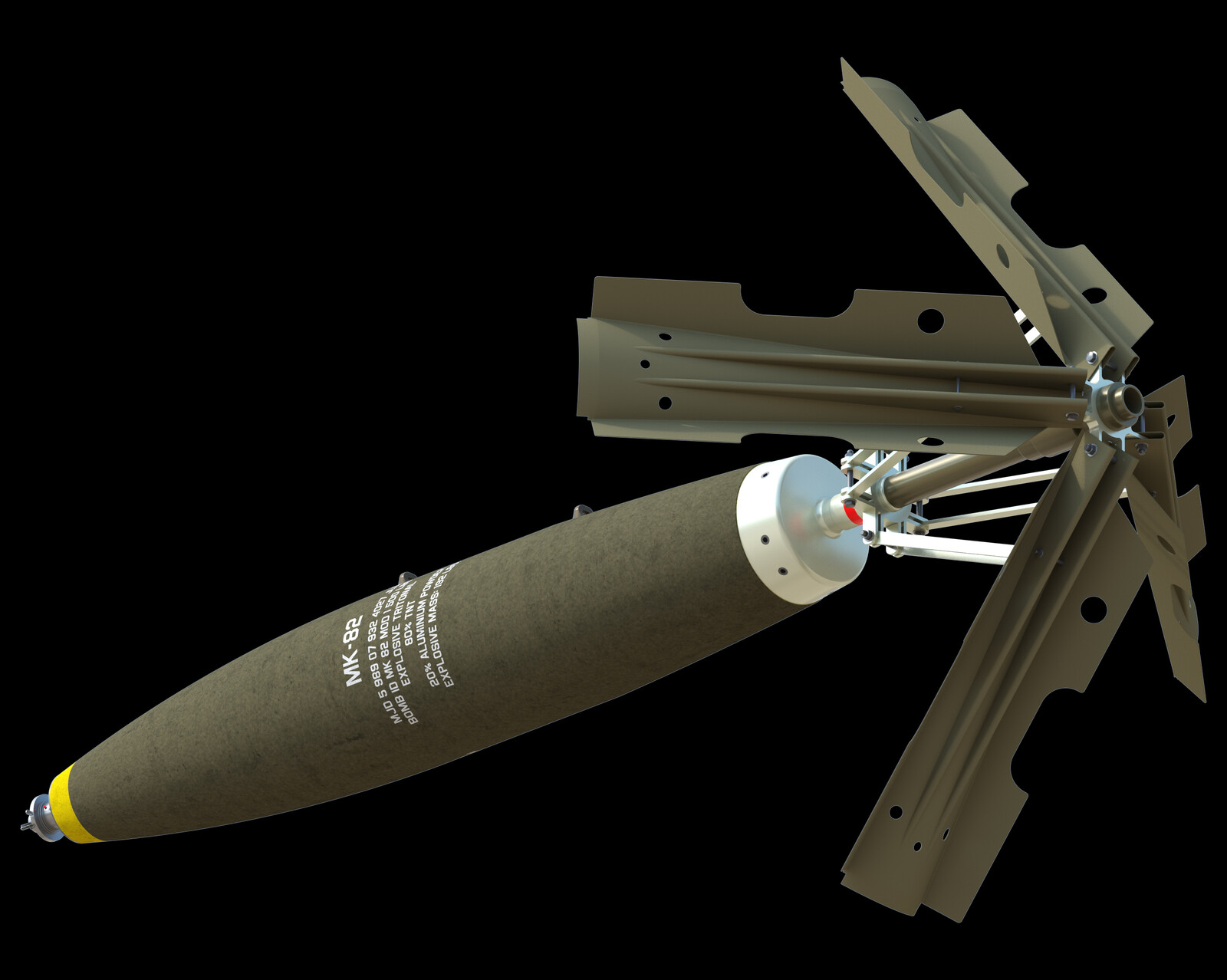 Edgar B - The Mk 82 with Mk 15 Snakeye fin assembly