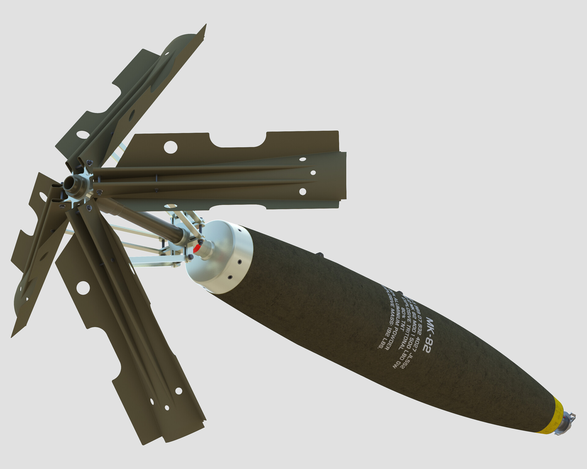 Edgar B - The Mk 82 with Mk 15 Snakeye fin assembly