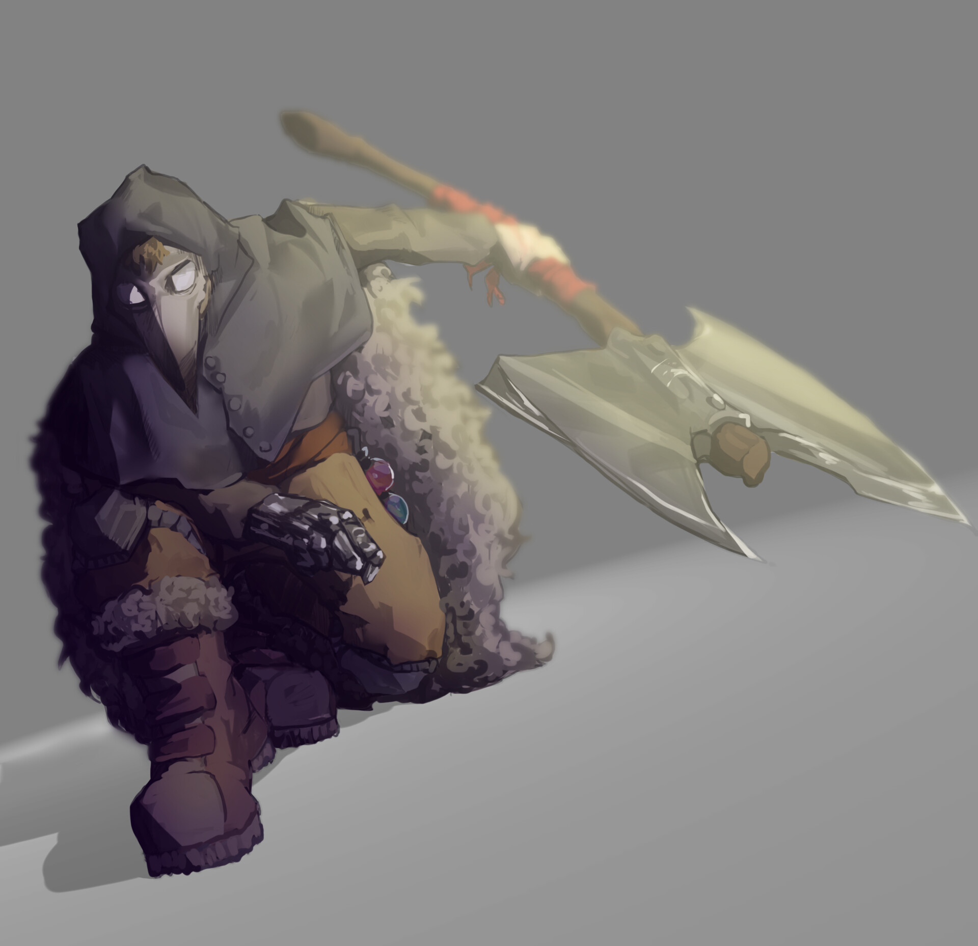 ArtStation - A Warrior in the Void.