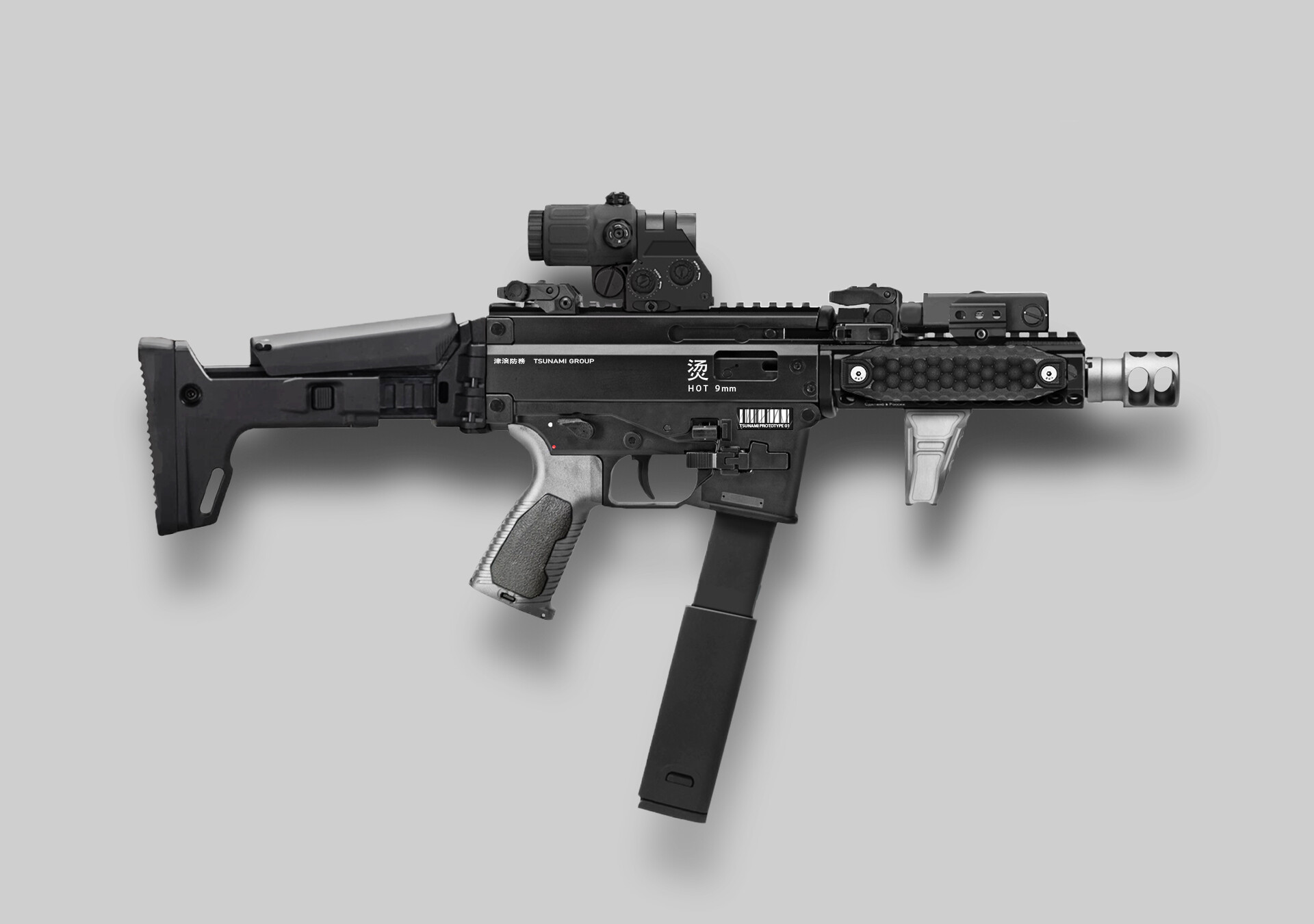 William Jiang - TSUNAMI GROUP 9mil prototype weapon design