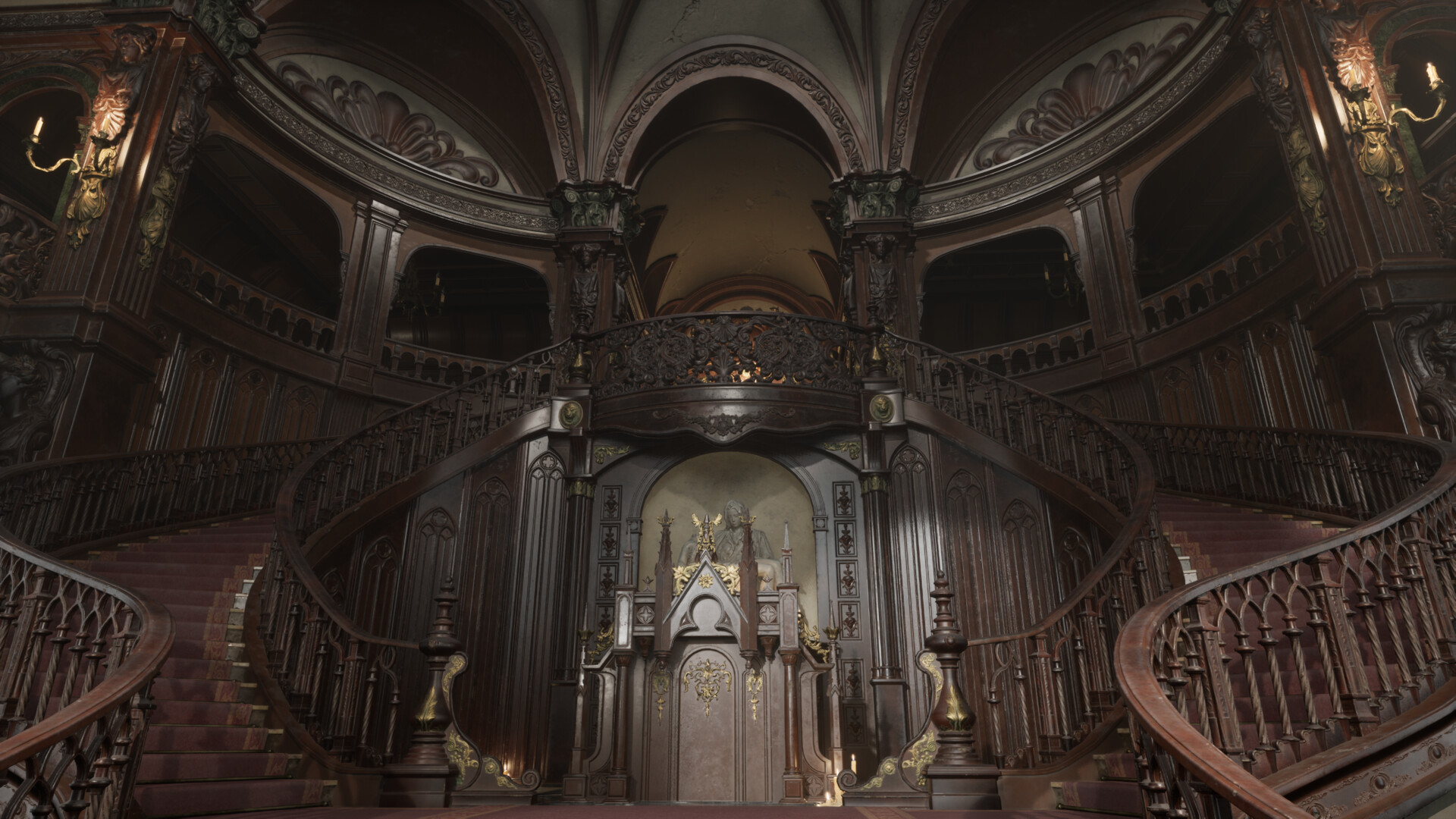 B.O.W.👁‍🗨 - UE4 Opera house Front hall W.I.P. II