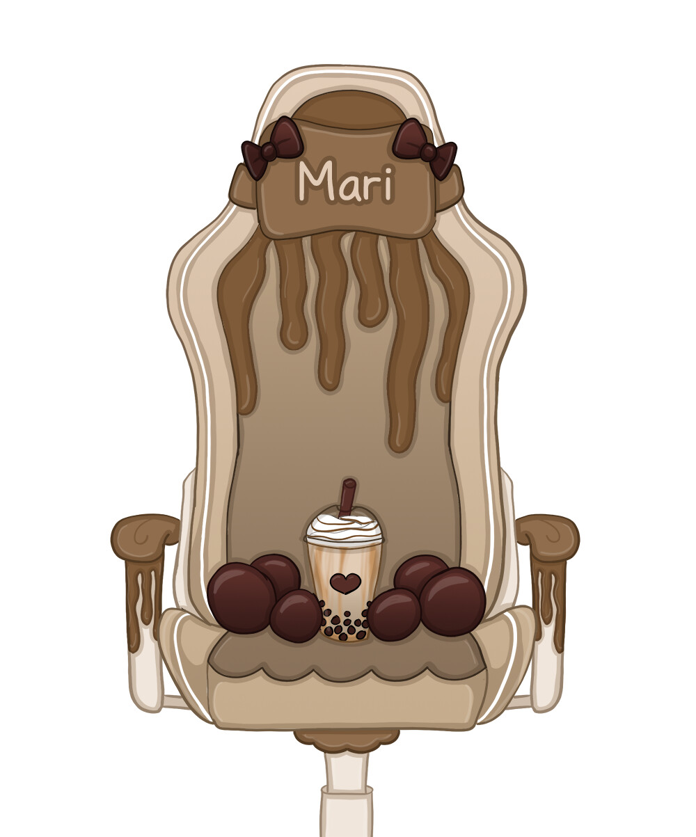ArtStation - mari's custom vtuber chair