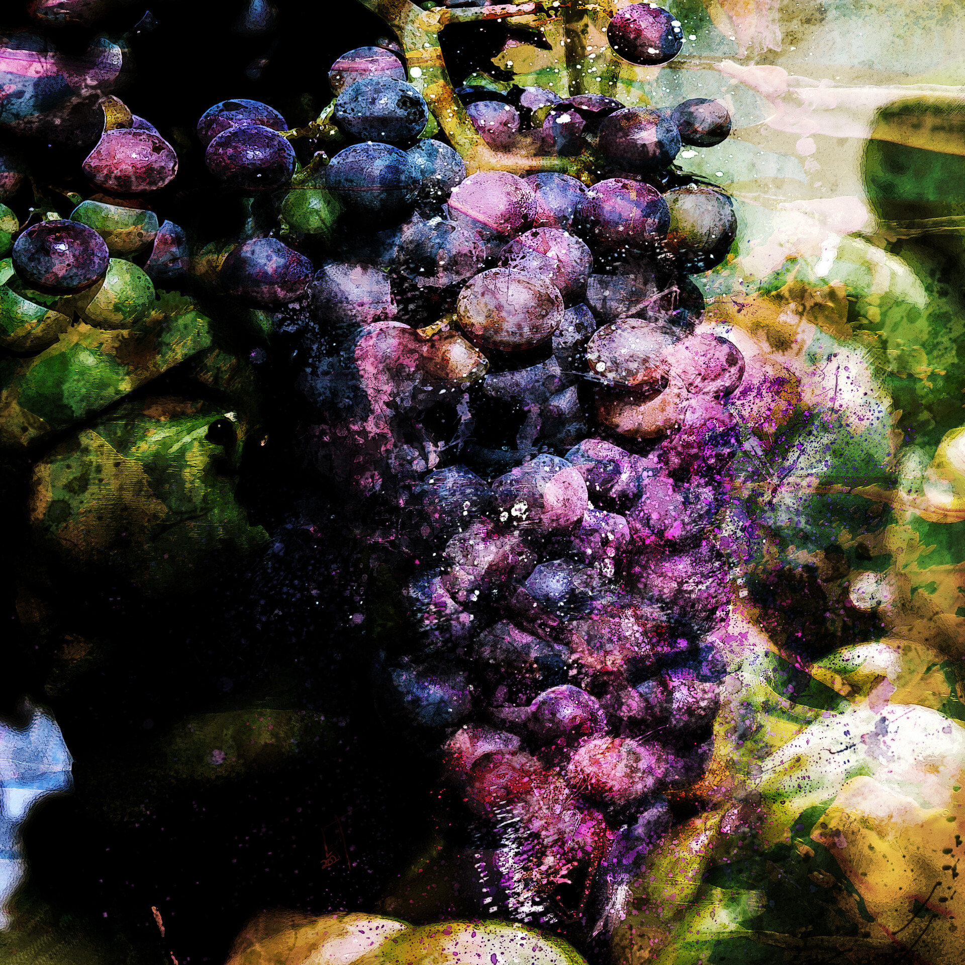ArtStation - Still life of Grapes