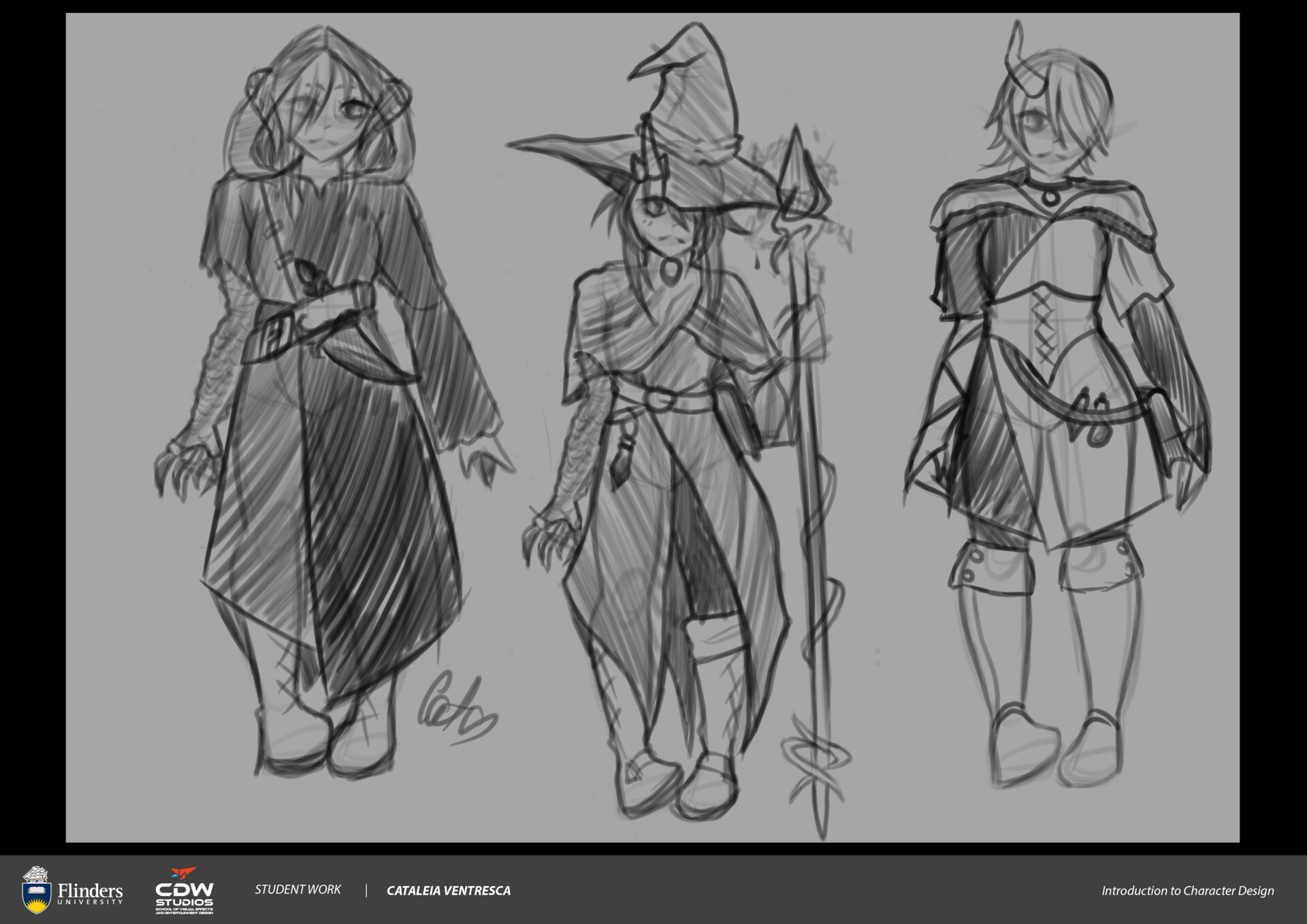 ArtStation - CDW Character Design Concepts - Ignis the Draconic Sorcerer (WIP Wk 1-7)