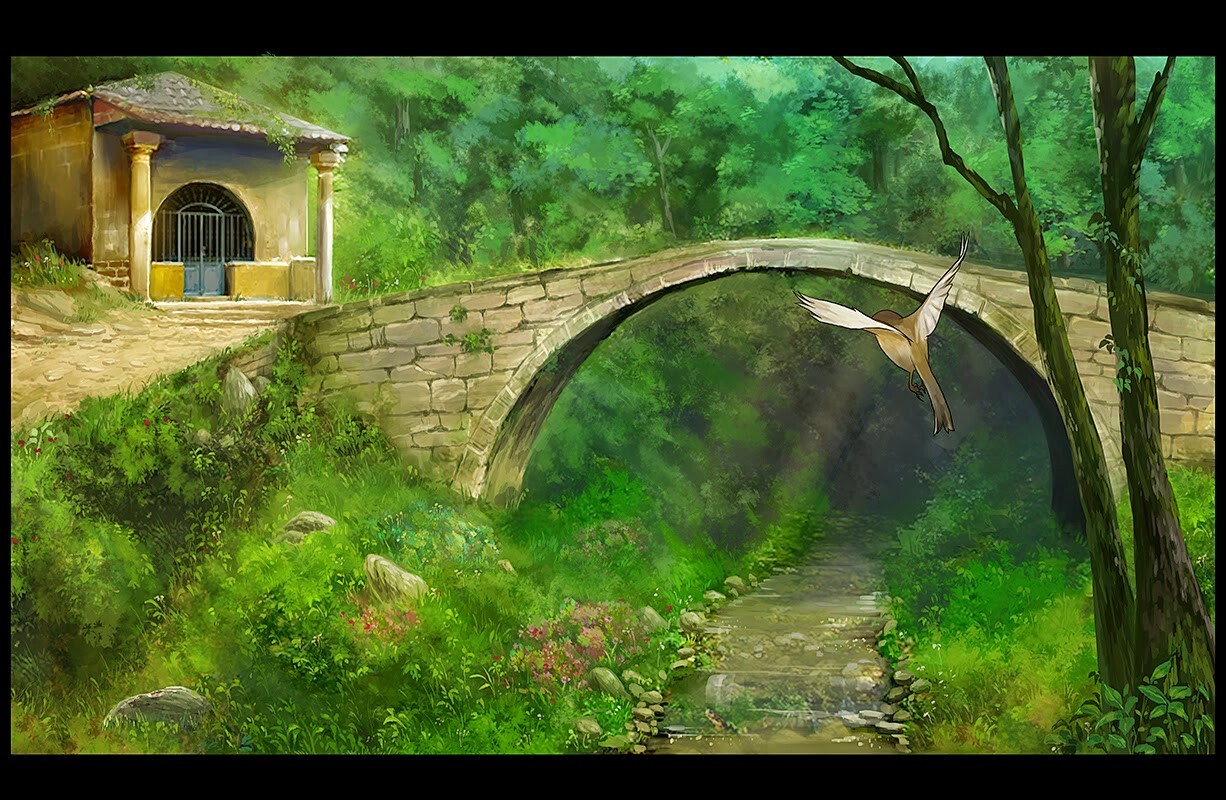 ArtStation - Forest Bridge