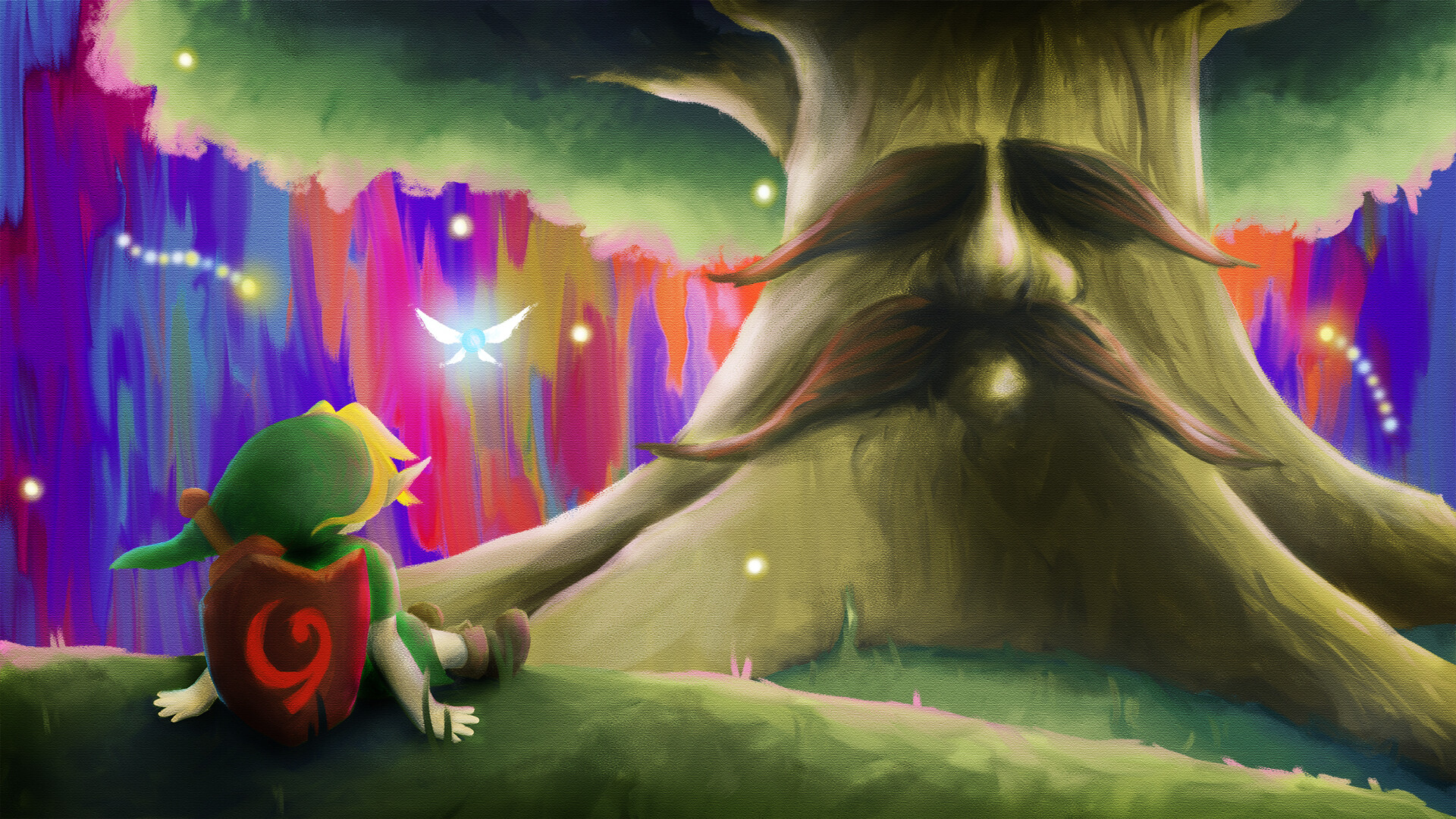ArtStation - Zelda OoT Kokiri Forest | Painting