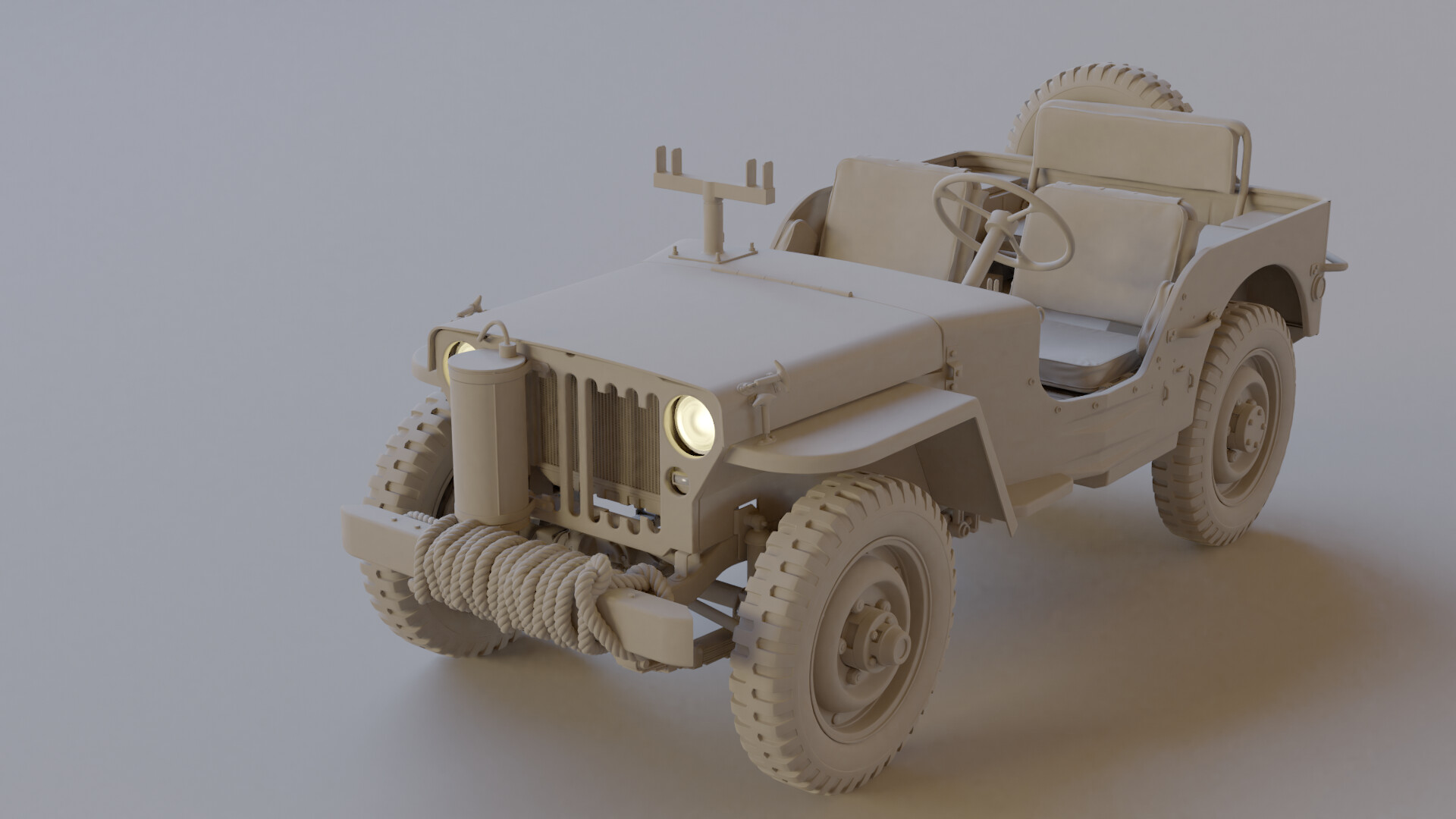ArtStation - WW2 Willys Jeep