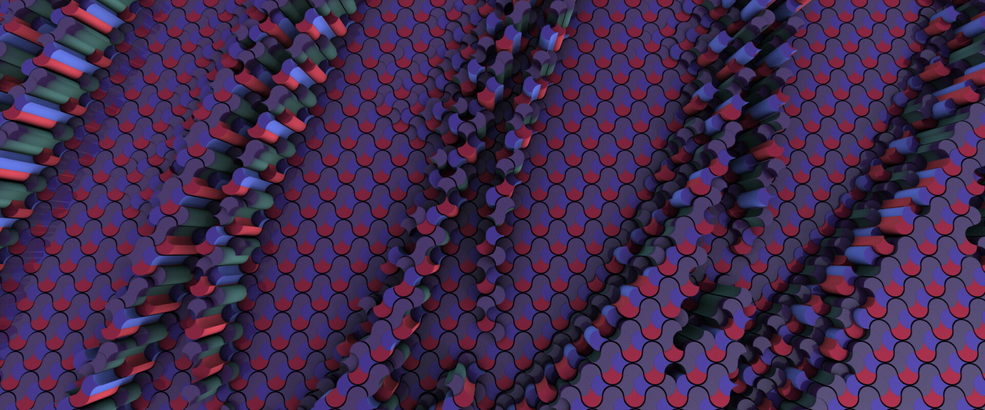 Malbred - Pulsating Waves Of Hexagons And Shapes