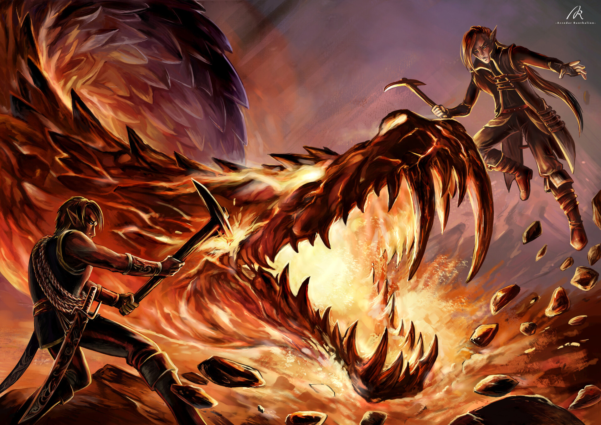 ArtStation - Lava golem