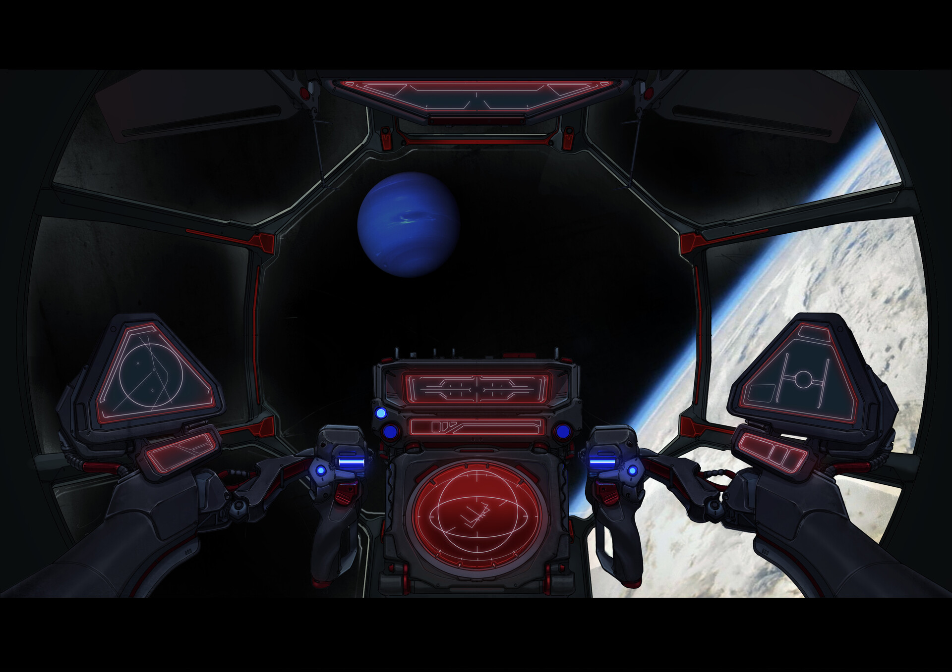 ArtStation - TIE fighter cockpit