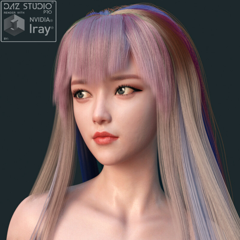 ArtStation - Ayumi Daria For Genesis 8 Female - Beautiful Like A Flower ...