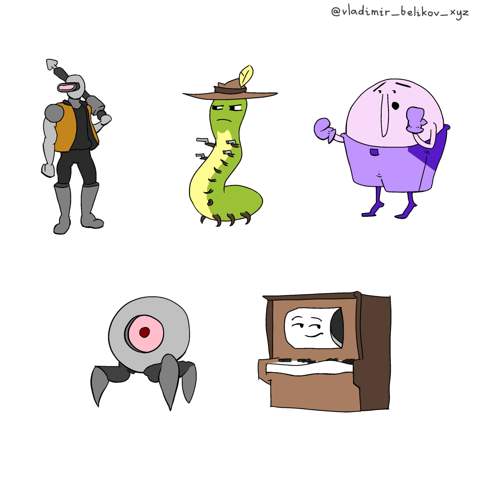 ArtStation - Alien designs for DnD Space Western Campaign