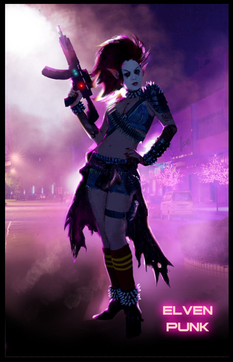 ArtStation - Cyberpunk Character 1