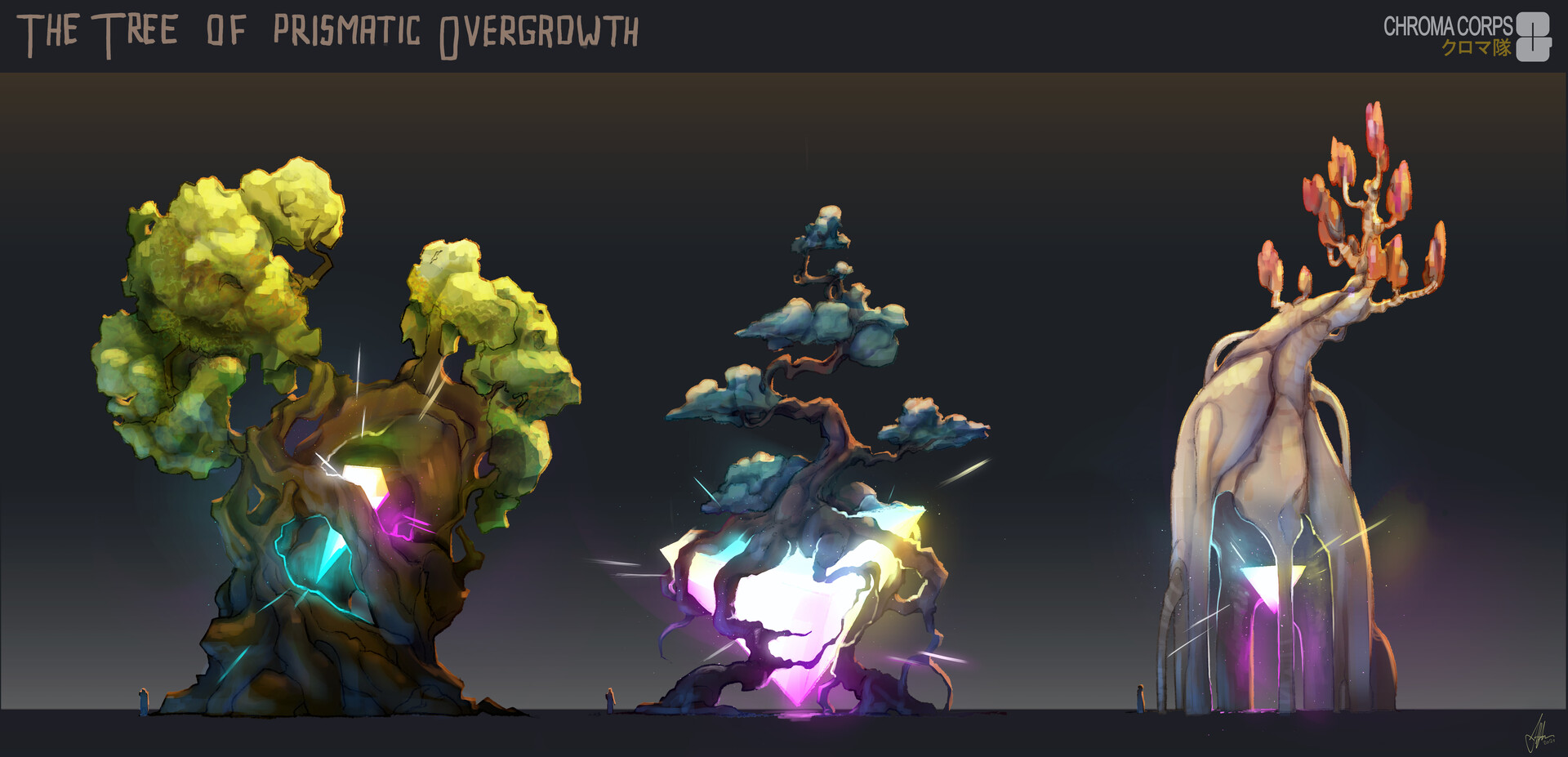ArtStation - Tree of prismatic Overgrowth
