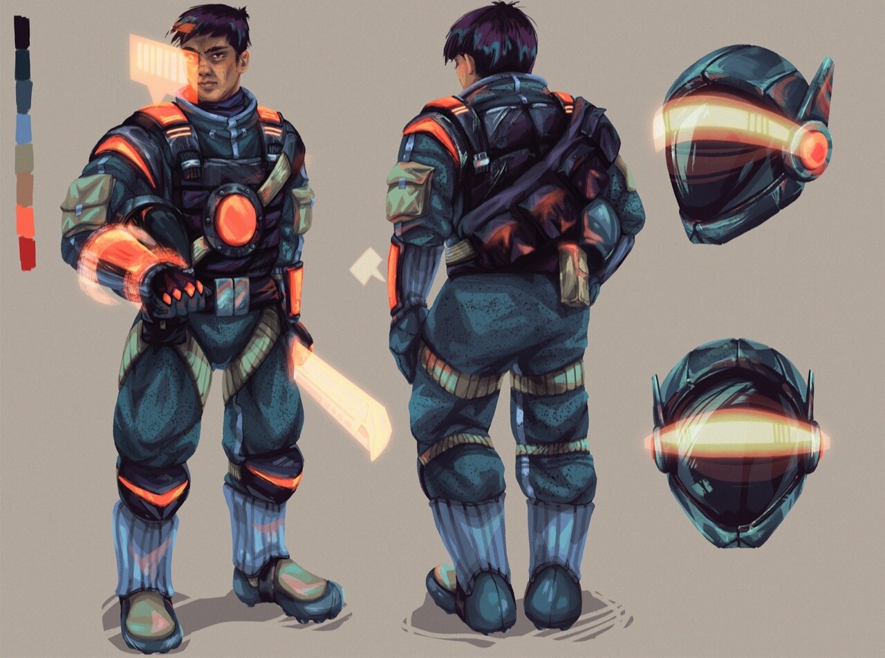 ArtStation - Space suit (concept art)