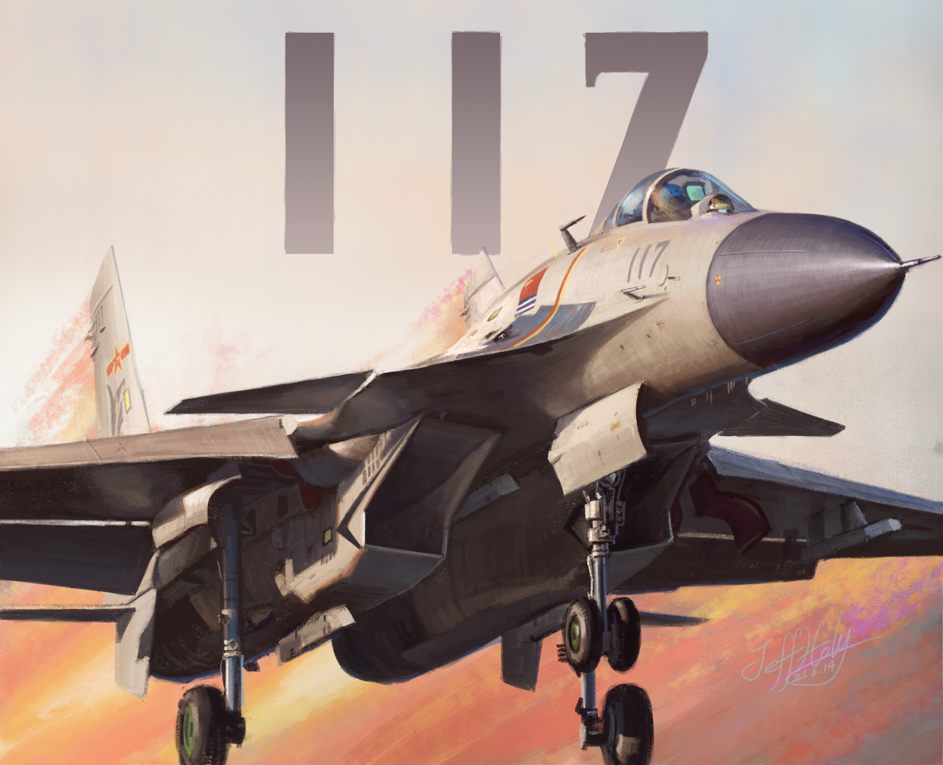 jeffholy - in memory of J-15 #117 crashed