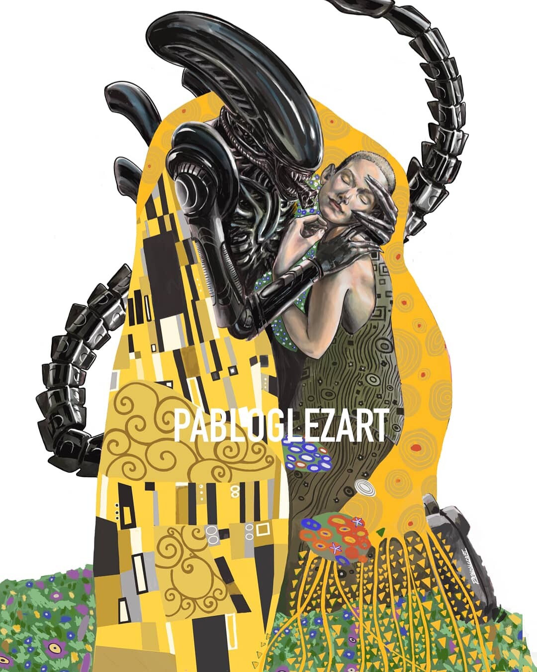 ArtStation - Alien kiss