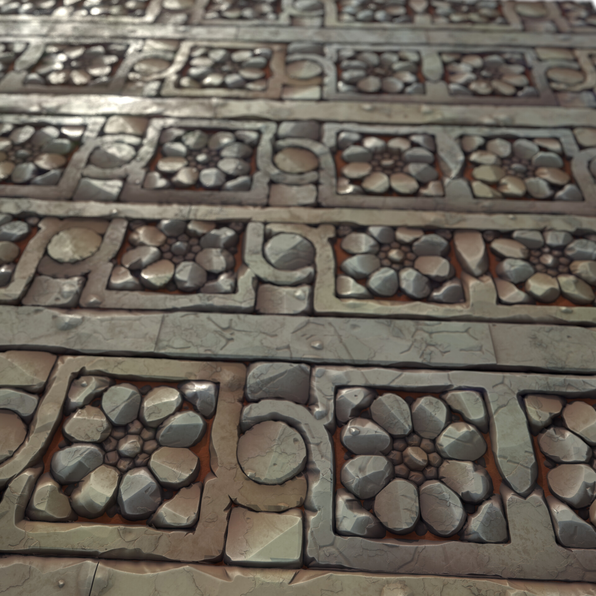 ArtStation - Carved stone floor
