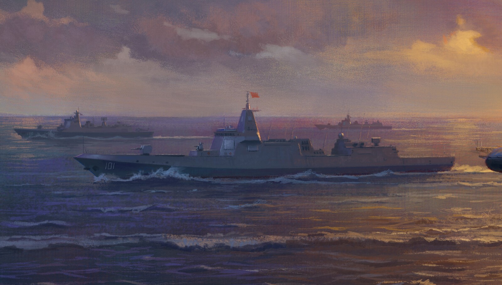 jeffholy - PLA Carrier Fleet (#16 Liaoning & #17 Shandong)