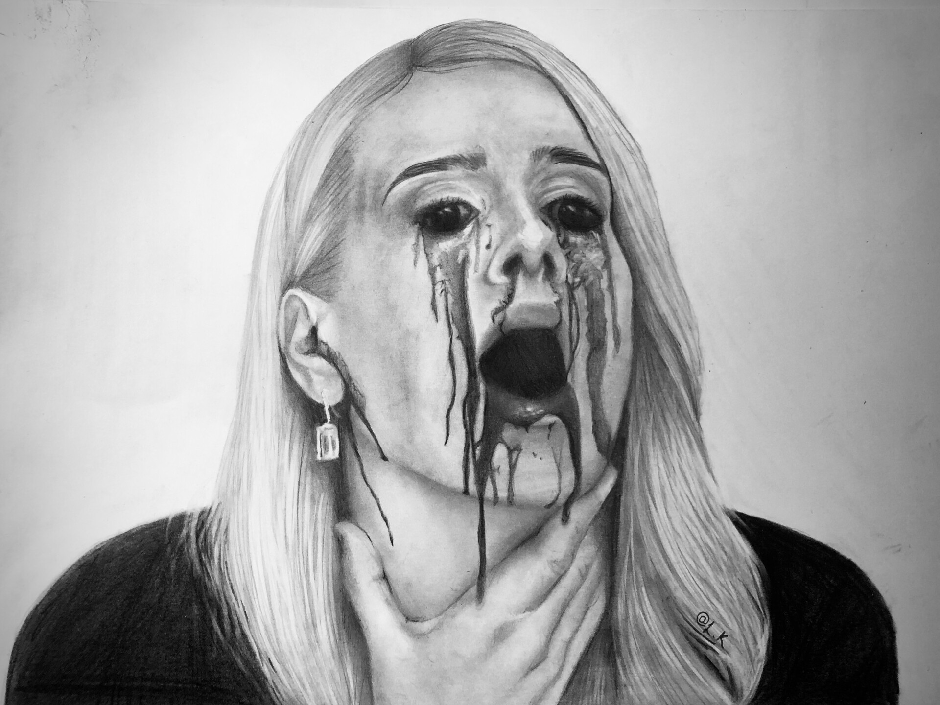 american horror story drawing