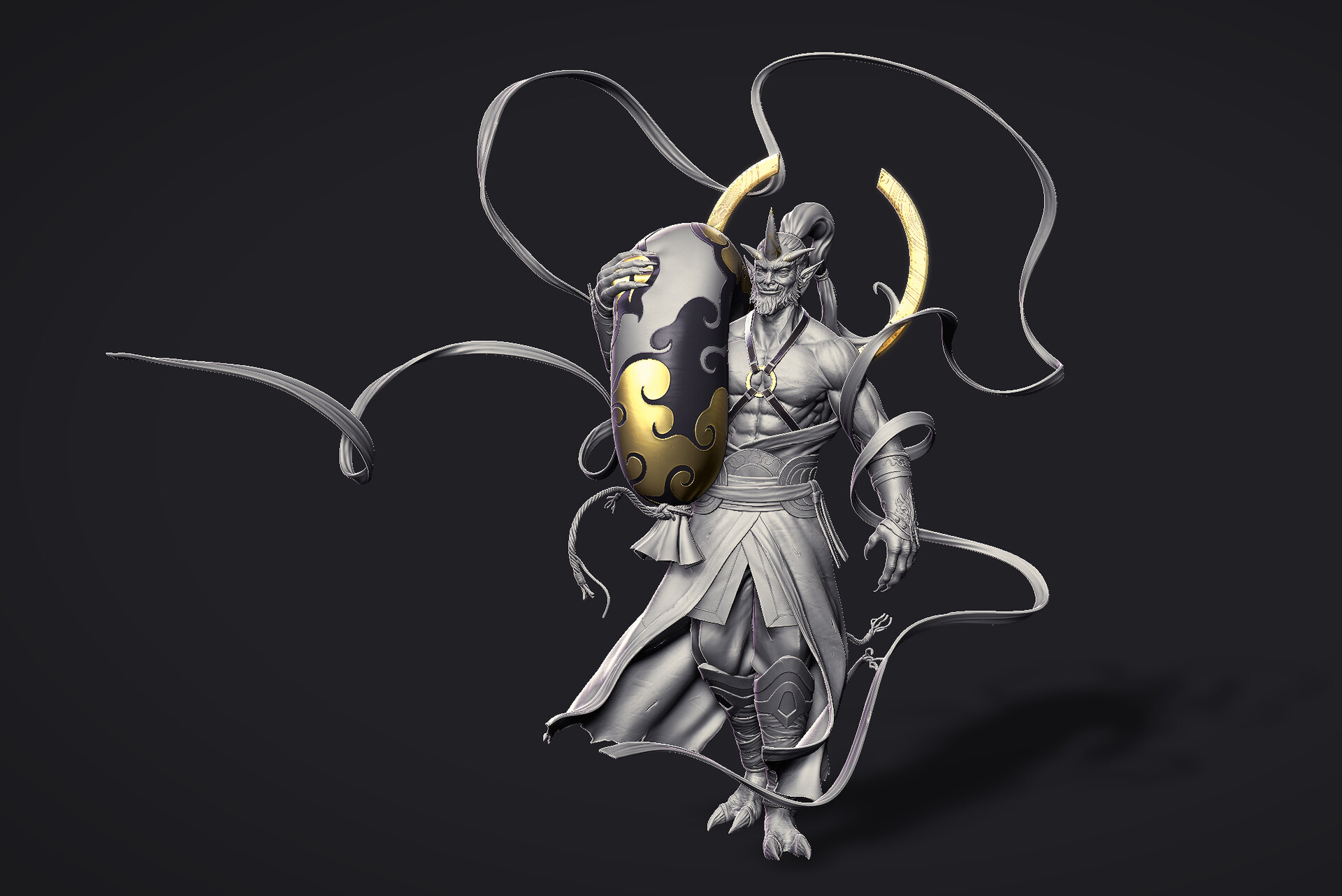 Alfonsus Marianus - FUJIN - FanArt for Age of Pantheons - FINAL