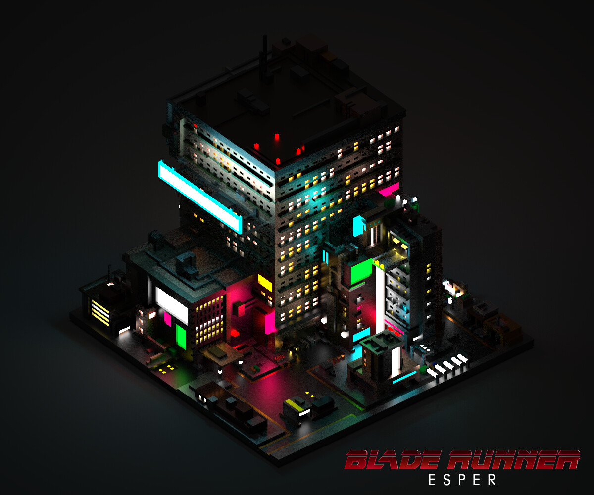ArtStation - Blade Runner Apartment Building