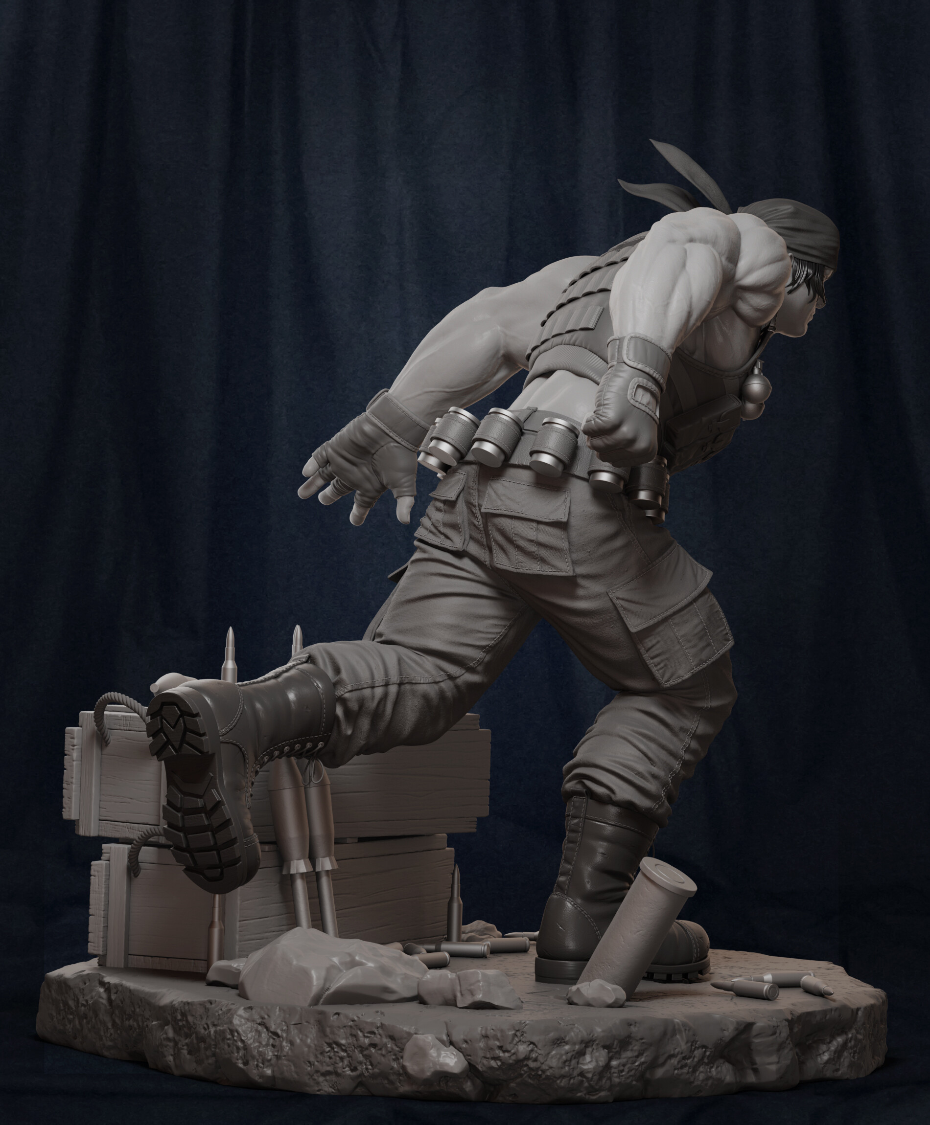 SUSHEEL KUMAR - RALF JONES- KOF -Fan art