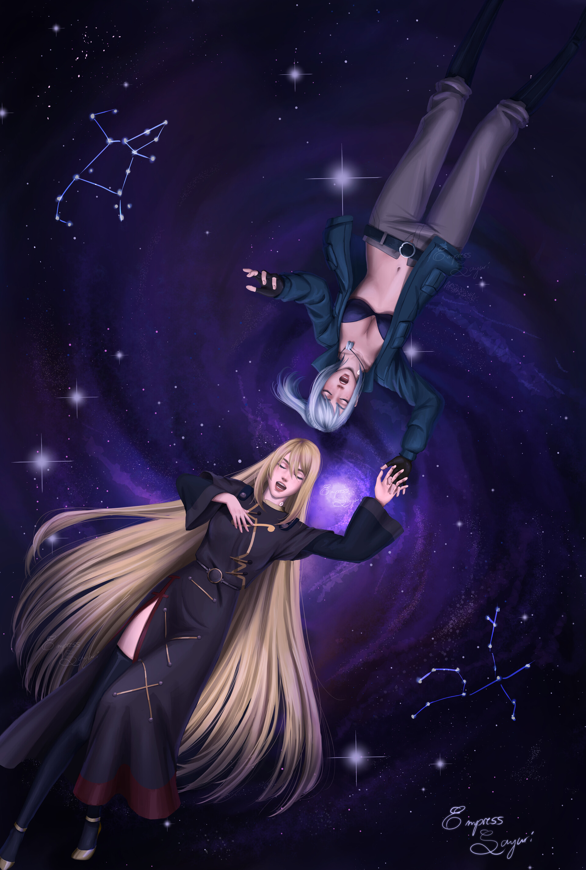 ArtStation - Estella and Elisabeth - Vivy: Fluorite Eye's Song