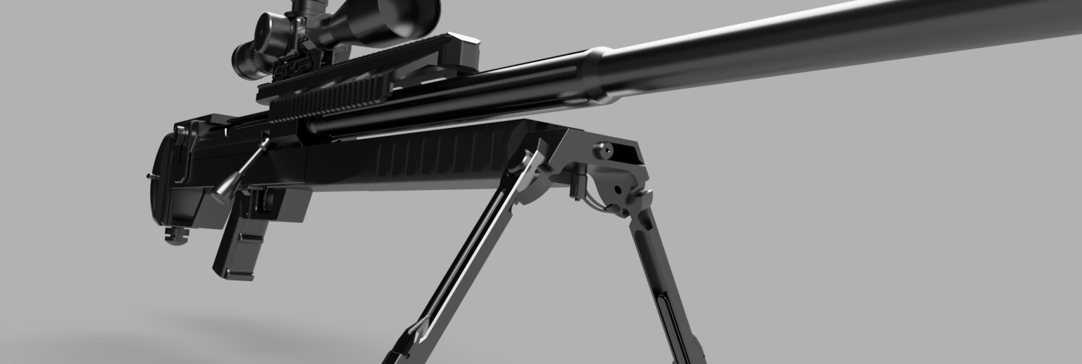 sayed abdalfatah - steyr HS-50 sniper rifle