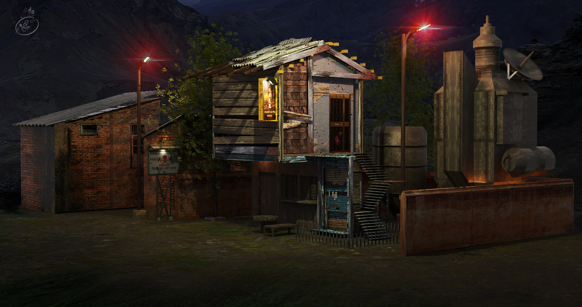 ArtStation - SLUMS HOUS