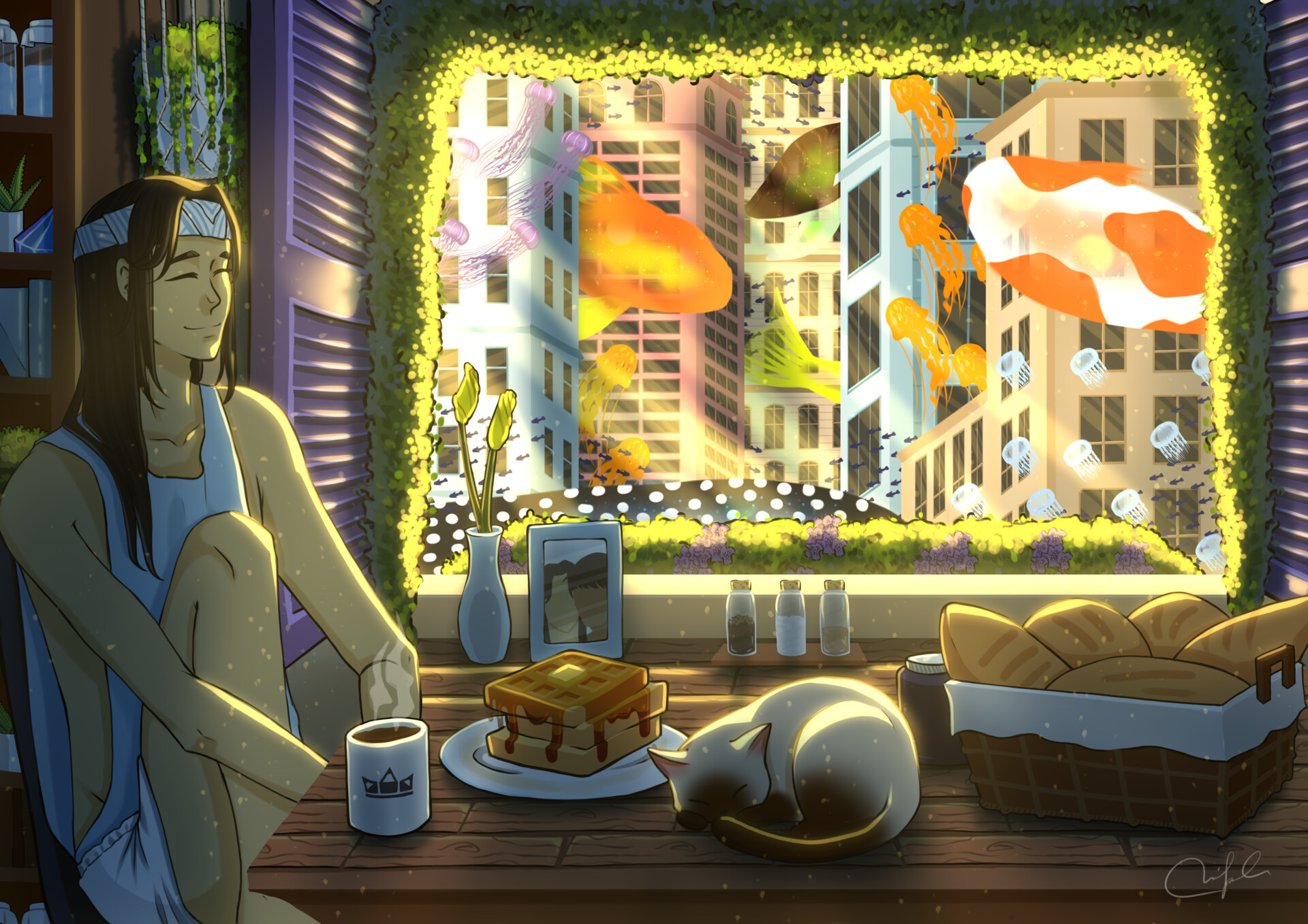 ArtStation - Solace In Solitude || Fantasy Illustration