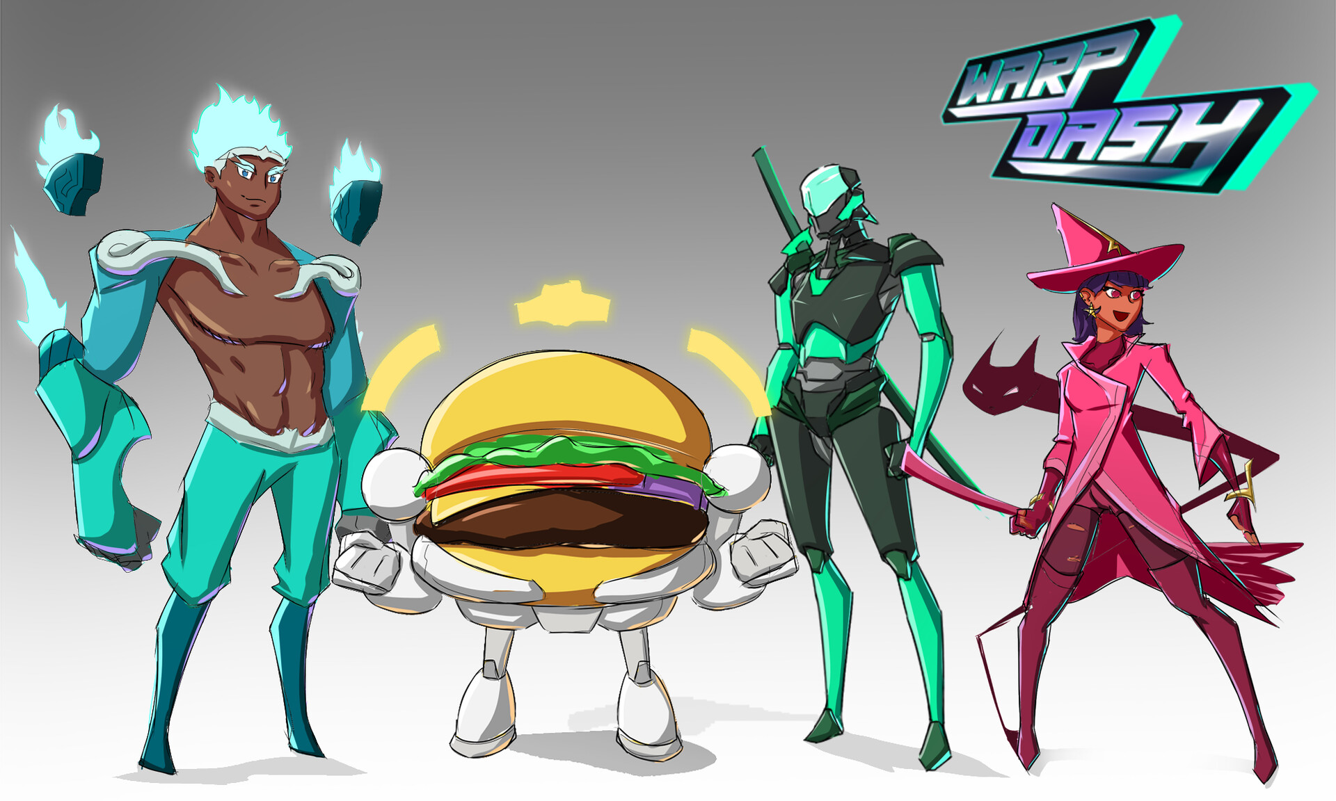 ArtStation - Warp Dash Characters