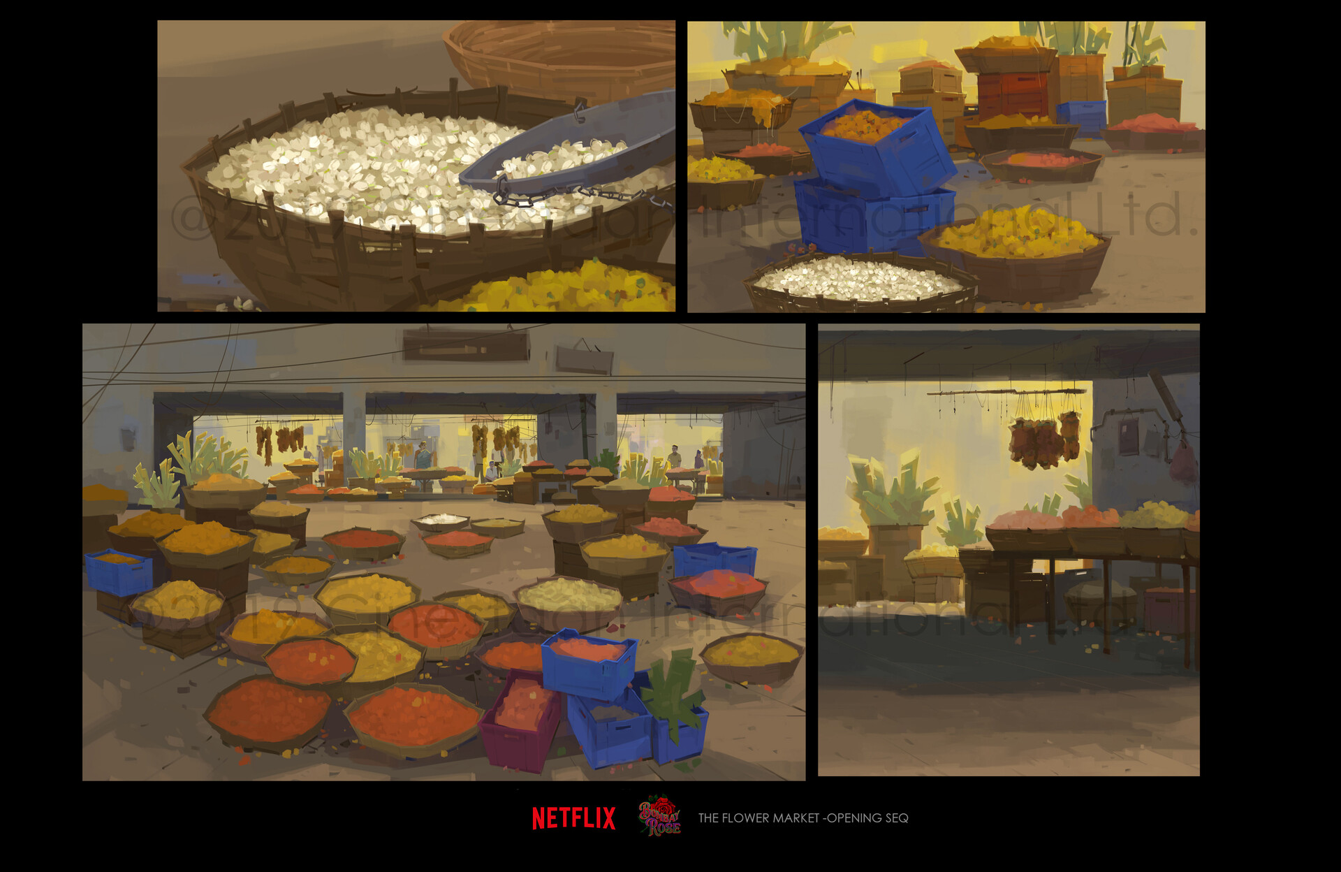 Rupali Gatti - BOMBAY ROSE : Production Design : Animation Feature Film ...