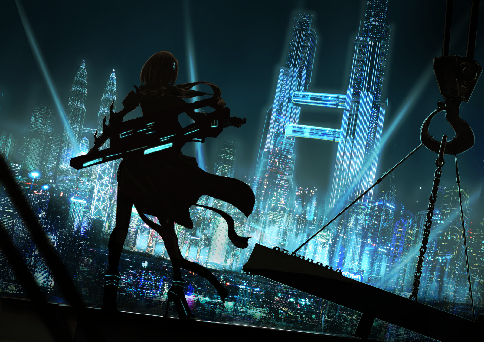 ArtStation - Midnight town